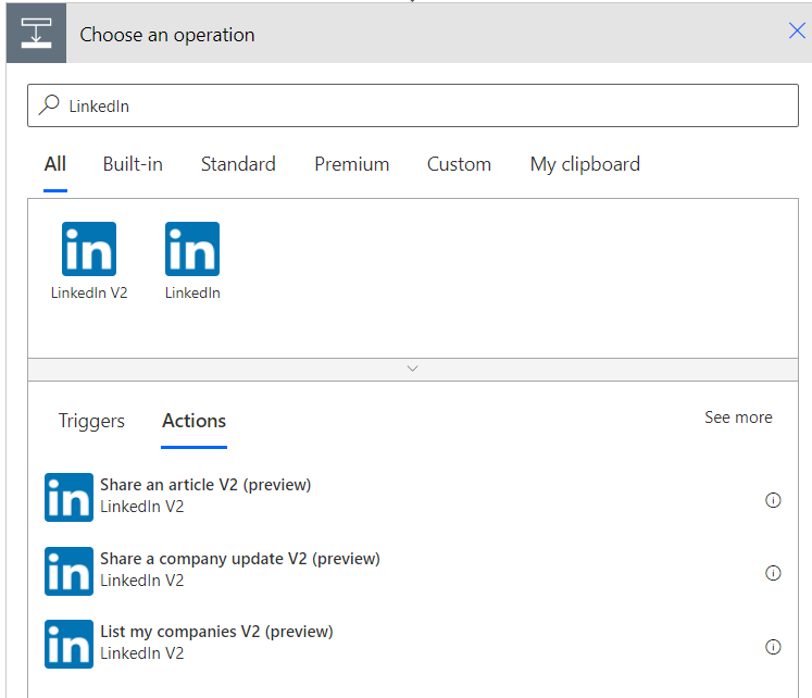 Microsoft Flow schedule to post content to social media automatically