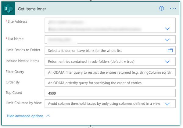 Microsoft Flow: Get more than 100 rows of a Sharepoint list Microsoft Flow: Get more than 100 rows of a Sharepoint list