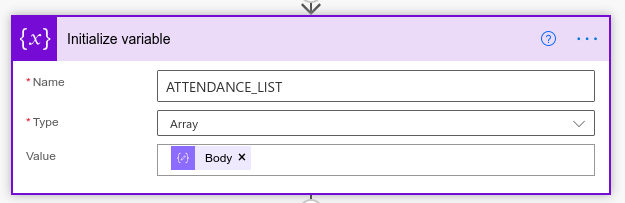 Microsoft Flow: Insert JSON into a Sharepoint Table