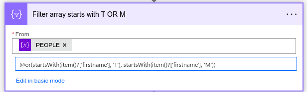 Power Automate Efficiently Filter Array With An Or Criteria
